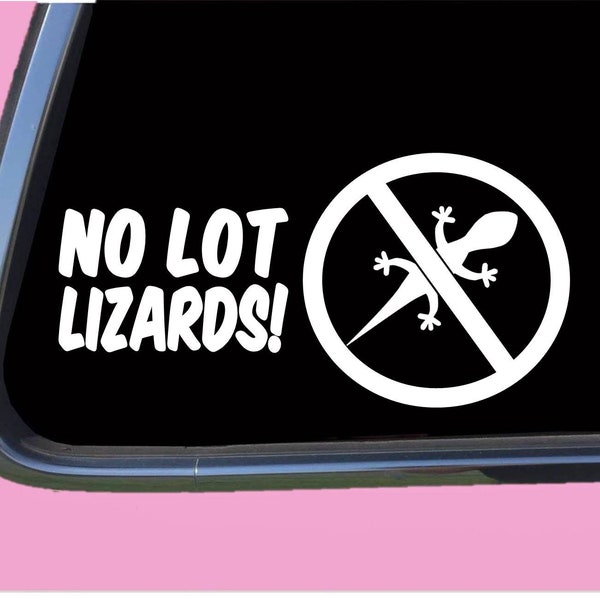 No Lot Lizards Decal - Etsy