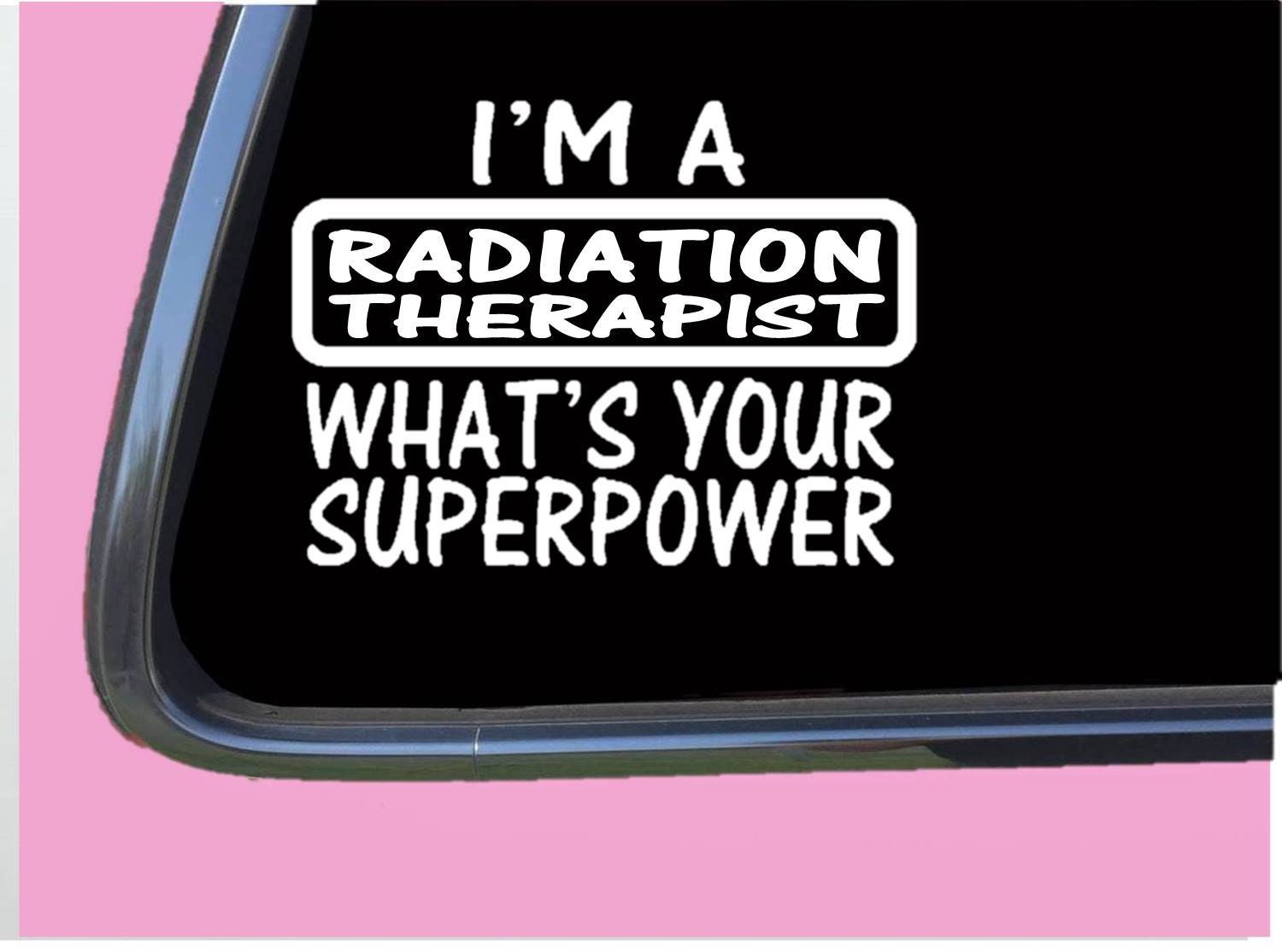 Radiation Therapist Sticker Superpower TP 1272 vinyl 6 | Etsy