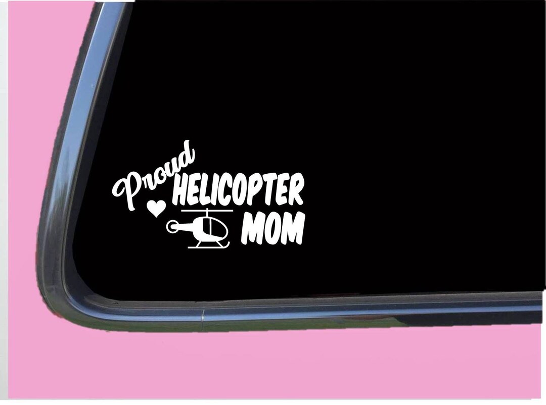 Proud Helicopter Mom Sticker Decal TP 795 Decal Momma - Etsy