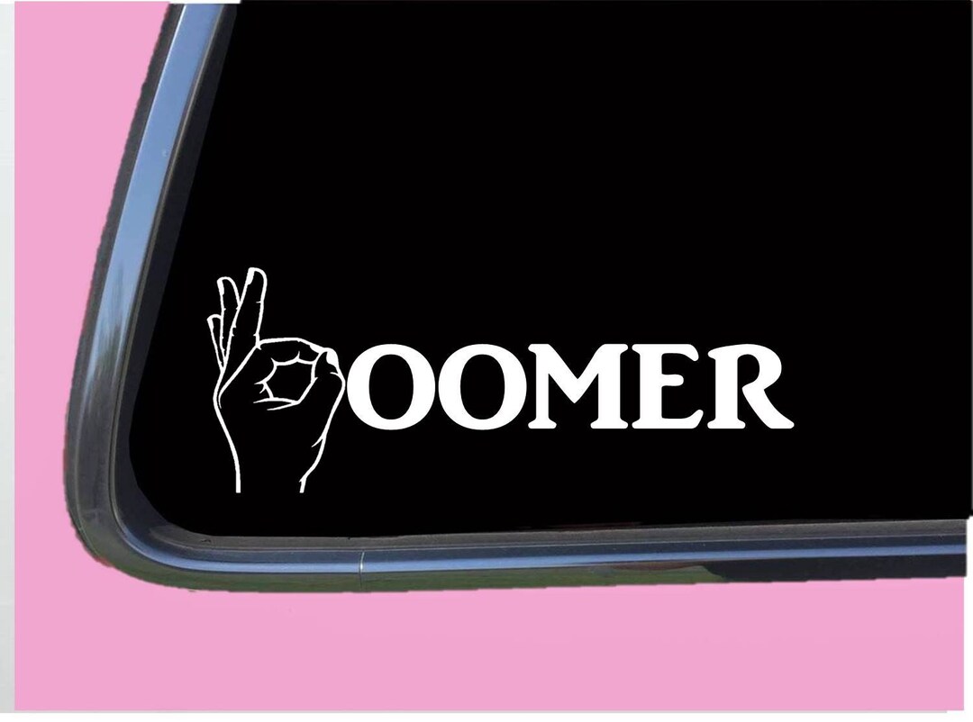 OK Boomer Decal Sticker TP 1186 Vinyl Gen Z Meme Baby - Ok Boomer ...