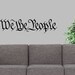 We the People Wall Decal Sticker TP 1184 Art Decor Usa Patriotic Gift ...