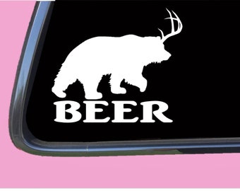 Beer Inside Drinking Beer Funny Sticker Decal - Etsy