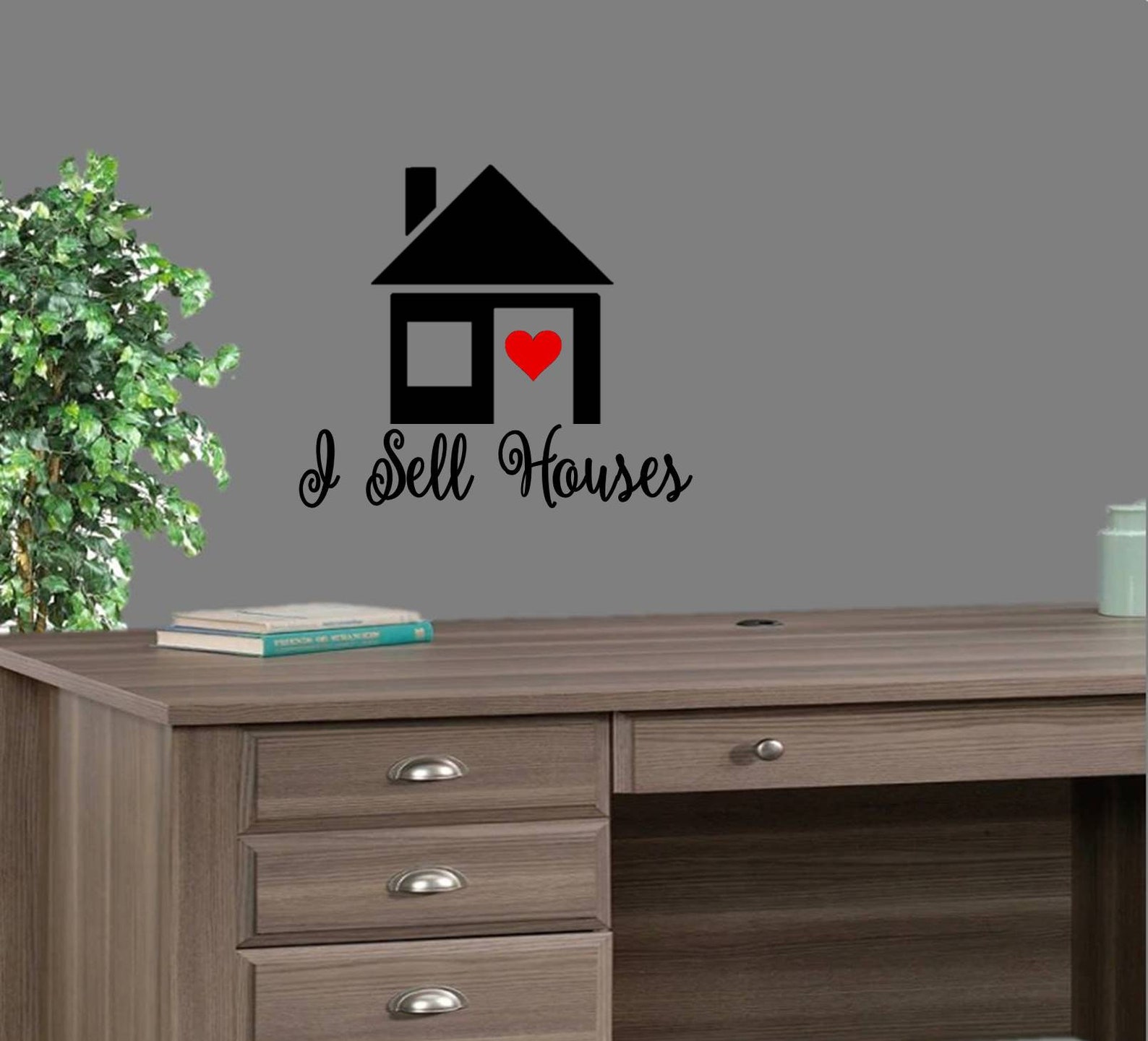 Real Estate Sticker Wall Decal TP 1168 vinyl Sticker I sell | Etsy