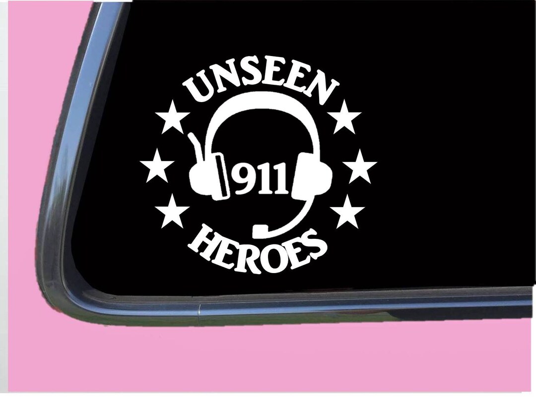 911 Dispatcher Sticker Unseen Heroes TP 1233 Decal Emt Medic - Etsy