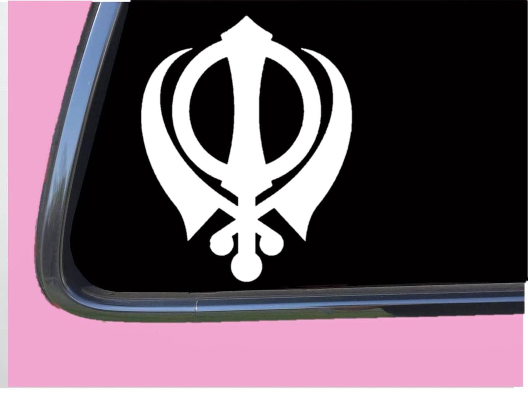 Sikh Khanda Symbol Decal Sticker TP 767 Sign - Etsy