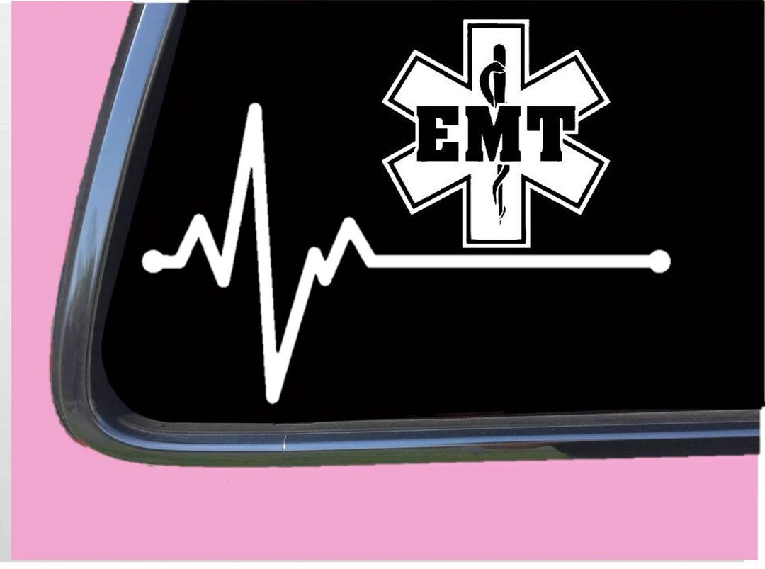 EMT Lifeline TP 261 Vinyl Decal Sticker First Responder Ambulance Patch ...