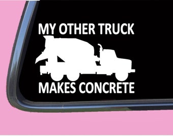 Concrete Finisher 16 Pcs Sticker Pack Laminated Vinyl Waterproof ...