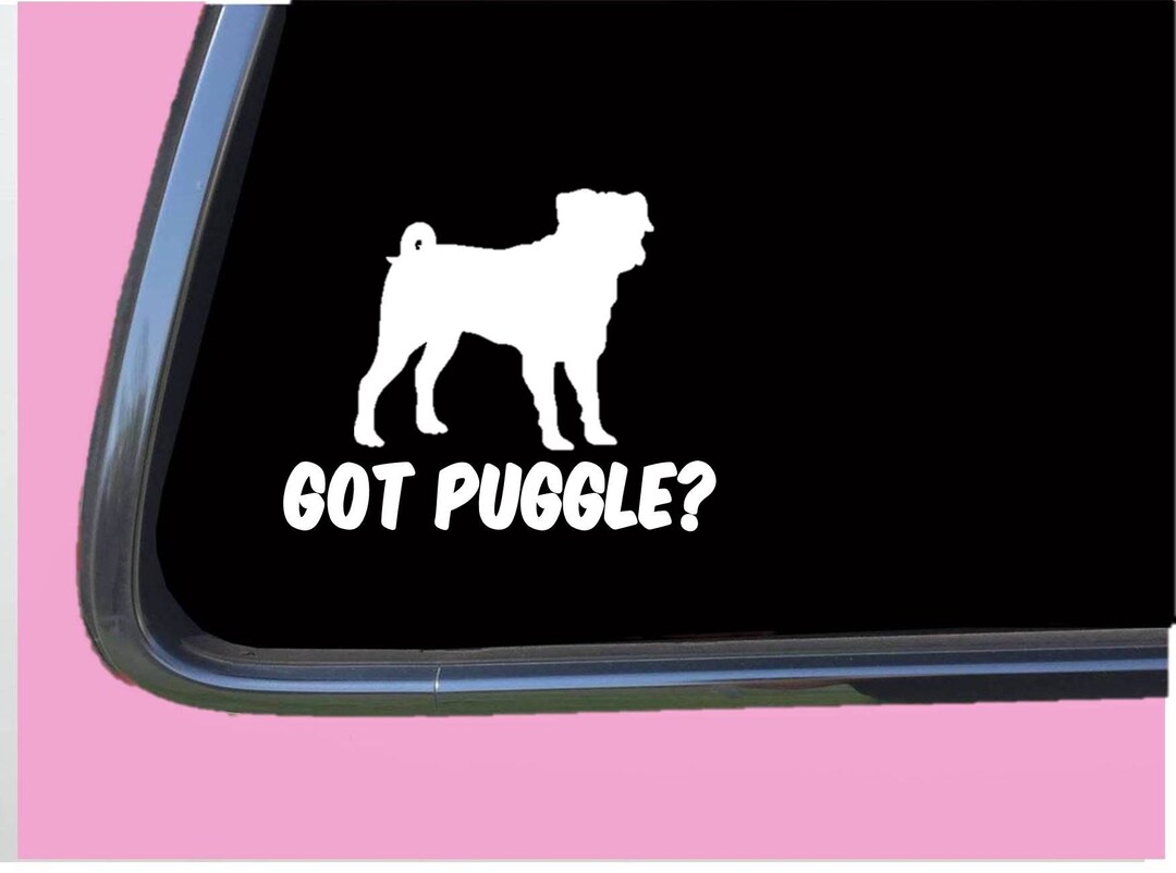 Got Puggle TP 581 Vinyl Decal Sticker Dog Beagle Pug Designer Breed - Etsy