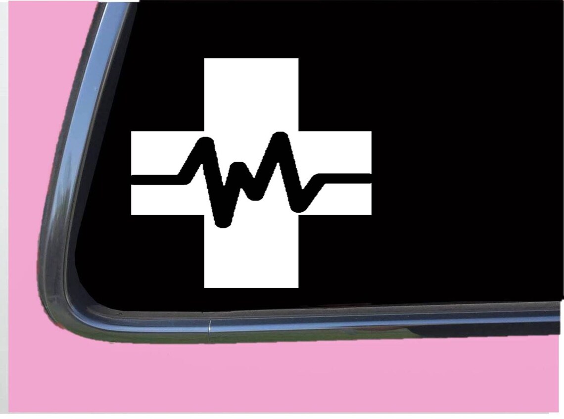 Medic Cross Lifeline TP 744 Sticker Decal Emt Ambulance Stethoscope ER ...