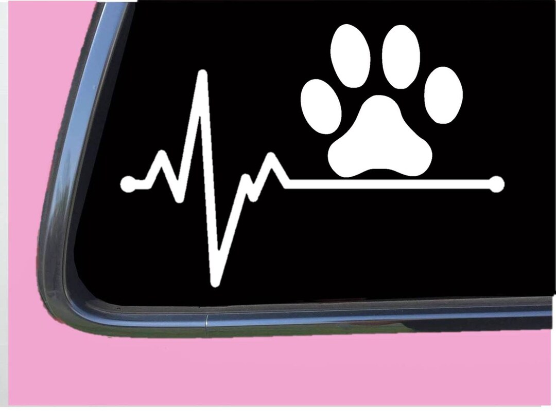 Dog Paw Lifeline TP 228 Vinyl Decal Sticker Dog Rescue Lover - Etsy