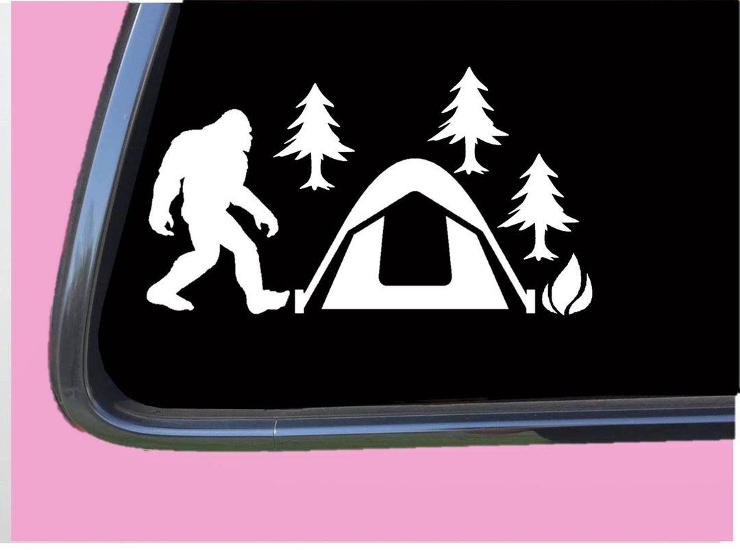 Bigfoot Camping Tent TP 759 Decal Sticker Sasquatch Squatch - Etsy
