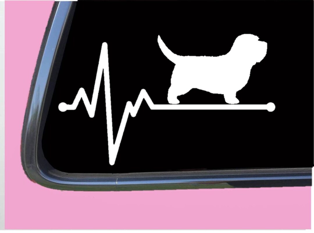 PBGV Lifeline TP 573 Vinyl Decal Sticker Dog Petit Basset Griffon ...