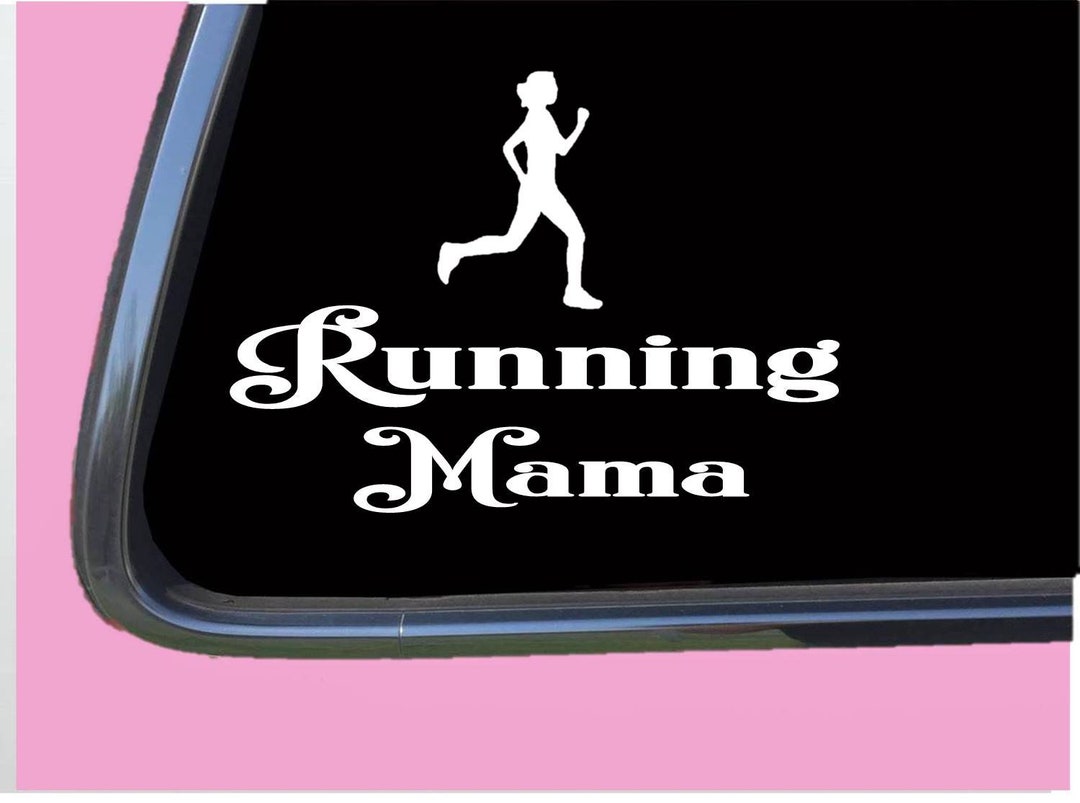 Running Mama TP003 Vinyl Decal Sticker Running Mom Runner - Etsy