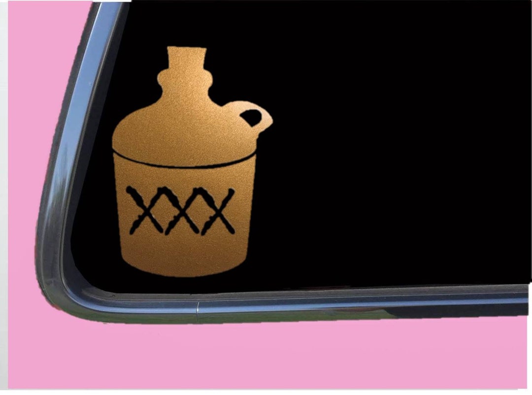 Moonshine Sticker Decal TP 1252 Vinyl Jug Shiner Still - Etsy