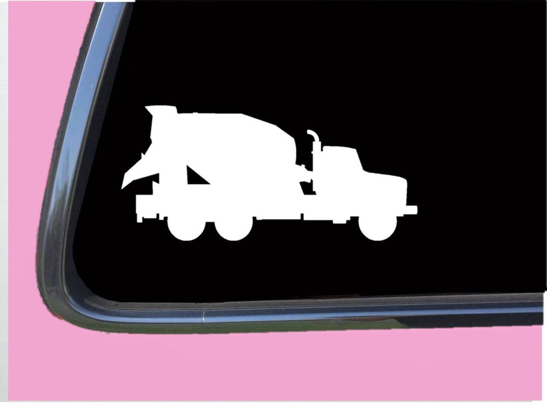 Concrete Truck Sticker Decal Tp 1216 Truck Driver Float Ready Mix ...