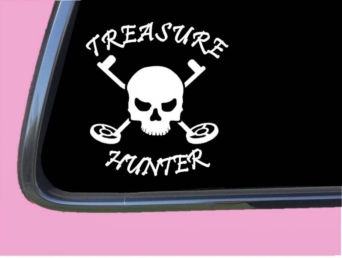 Metal Detector Sticker Treasure Hunter Tp 1347 6 Inch Vinyl - Etsy