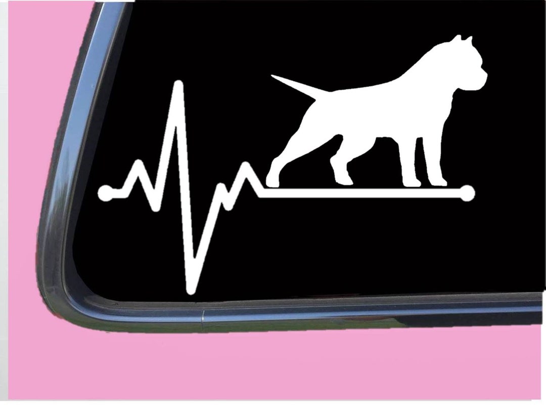 Pitbull Cropped Lifeline TP 240 Vinyl Decal Sticker American Bully - Etsy