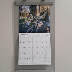 Custom Calendar Holder With Pencil/pen Tray - Etsy