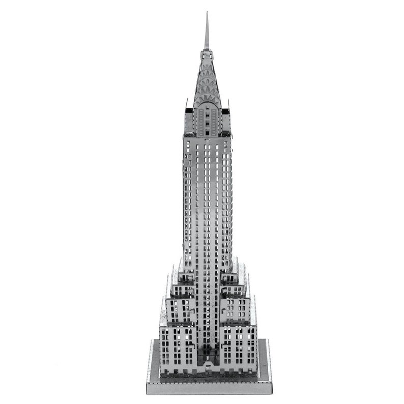 Landmarks Chrysler Building Craft Metal Model Kit 3d Puzzle Gadget ...