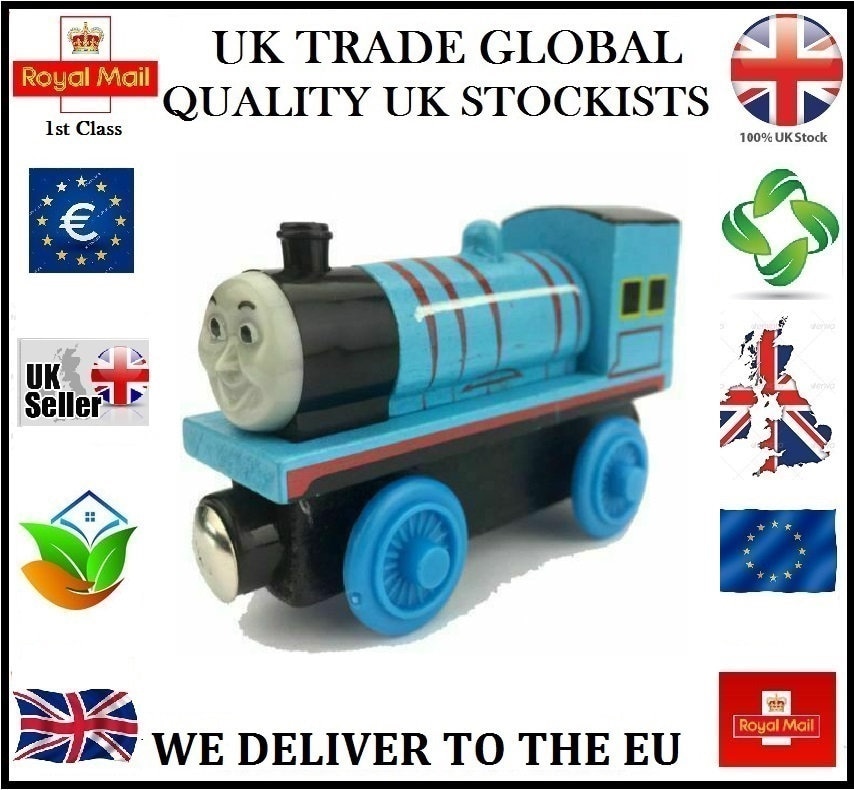 Edward Thomas the Tank Engine & Friends Wooden Toy Train Magnetic Brio ...