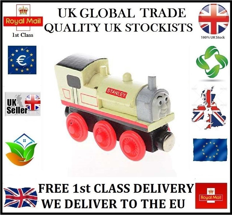 Stanley Thomas the Tank Engine & Friends Wooden Toy Train - Etsy