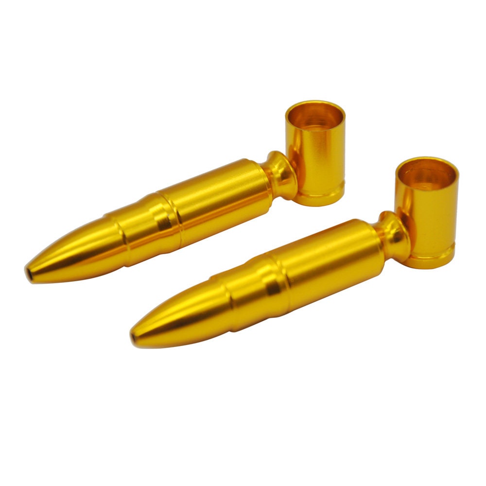 Novelty Metal Bullet Military Smoke Tobacco Pipe Smoking Christmas Gift ...