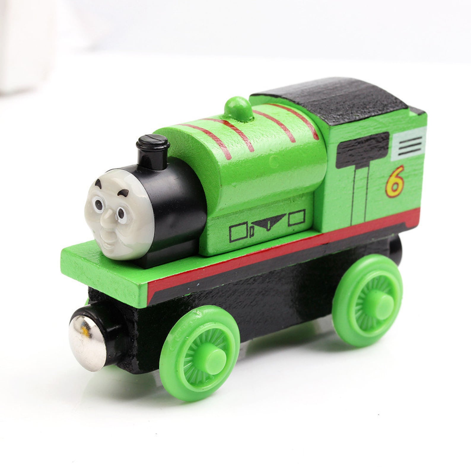 Percy Thomas the Tank Engine & Friends Wooden Toy Train Magnetic Brio ...
