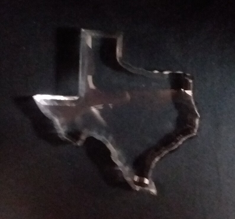 4 Acrylic Texas Paperweight - Etsy