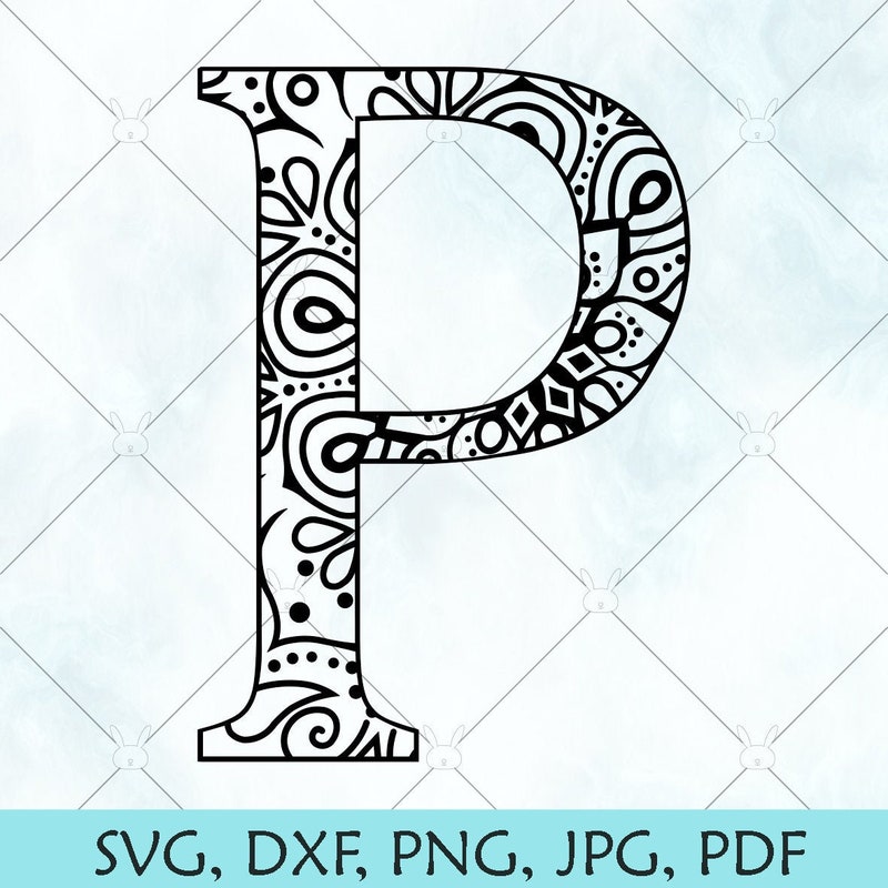 Letter P Svg - Etsy