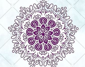 Peace Mandala SVG / Peace Sign Cut File / Mandala Silhouette / Peace ...