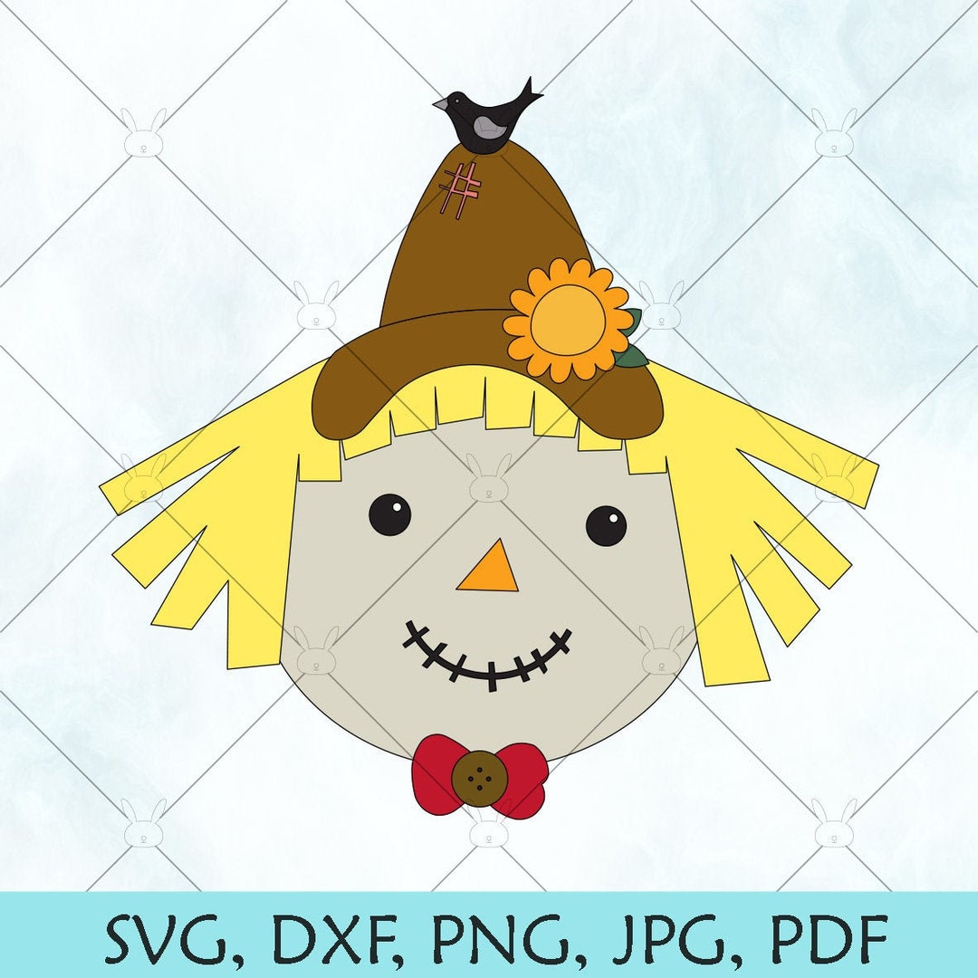 Scarecrow SVG / Fall Scarecrow SVG / Autumn Scarecrow SVG / Halloween ...