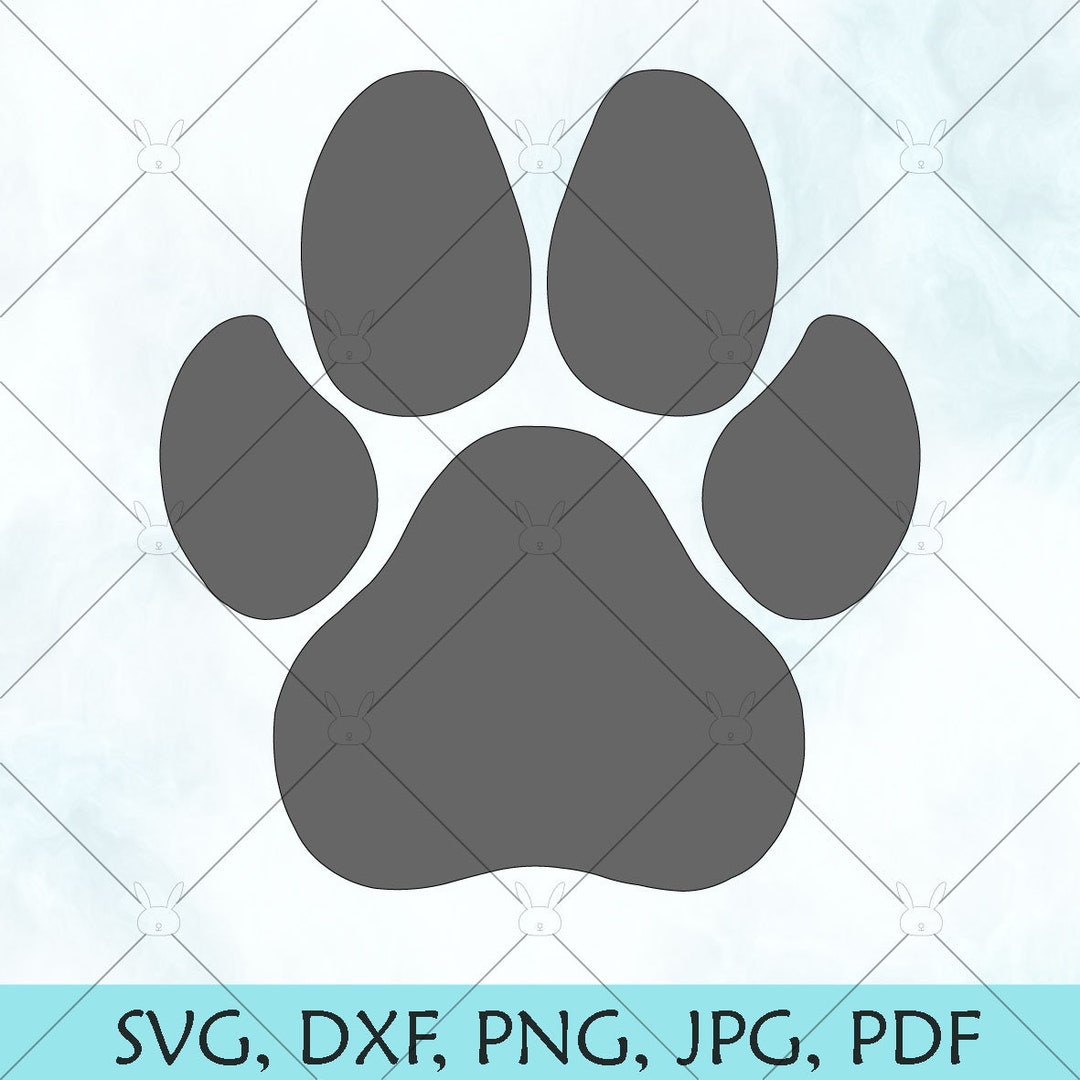 Paw SVG / Paw Print SVG / Puppy Paw SVG / Paw Print Silhouette / Paw ...