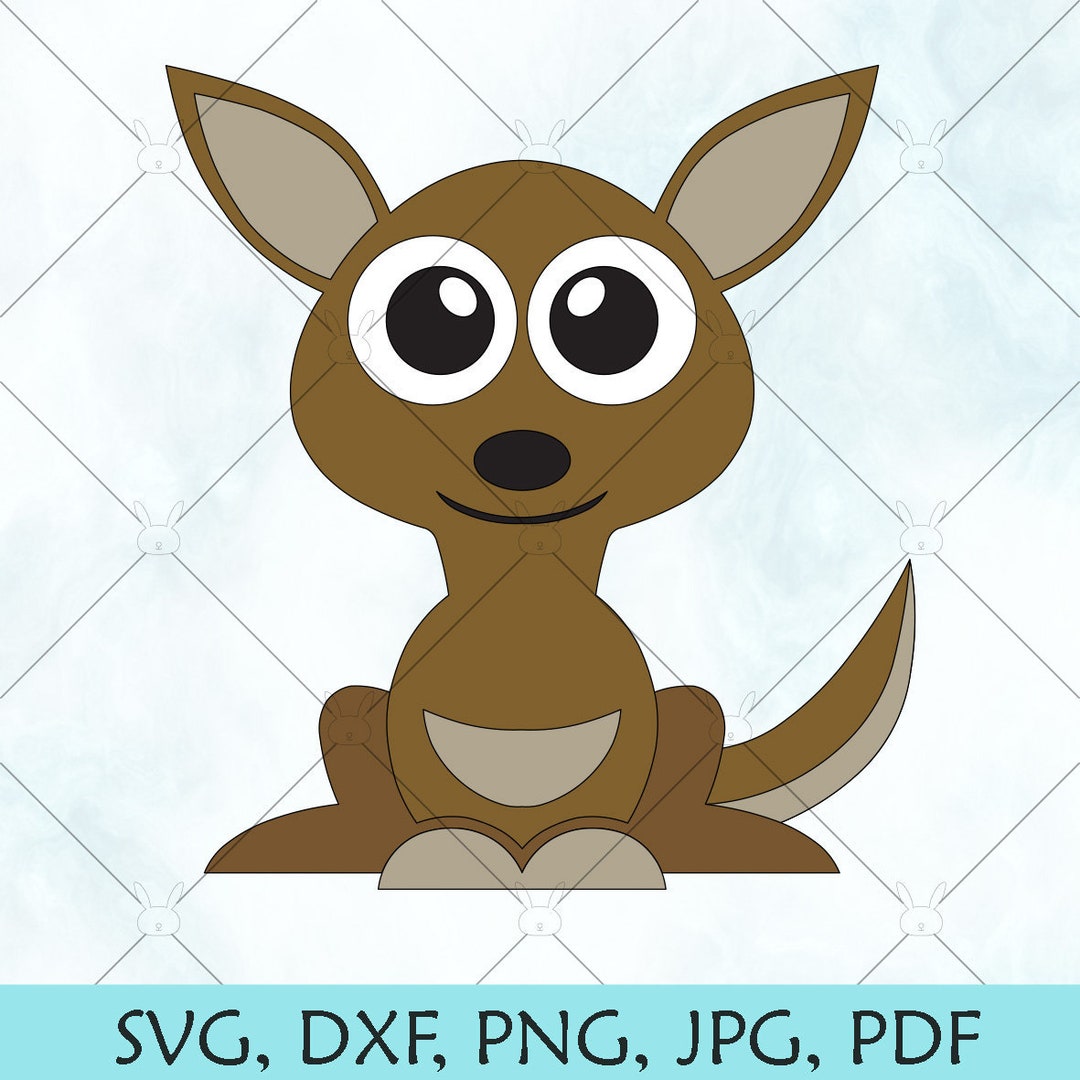 Kangaroo SVG / Baby Roo SVG / Joey Kangaroo Silhouette / Kangaroo ...
