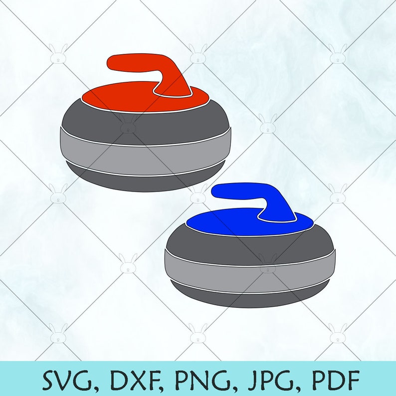 Curling Stone SVG / Curling Sports SVG / Curling Rock Silhouette ...