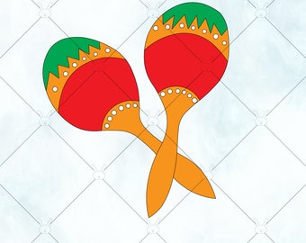 Shake Your Maracas Svg Dxf Eps Png Files for Cutting Machines - Etsy ...