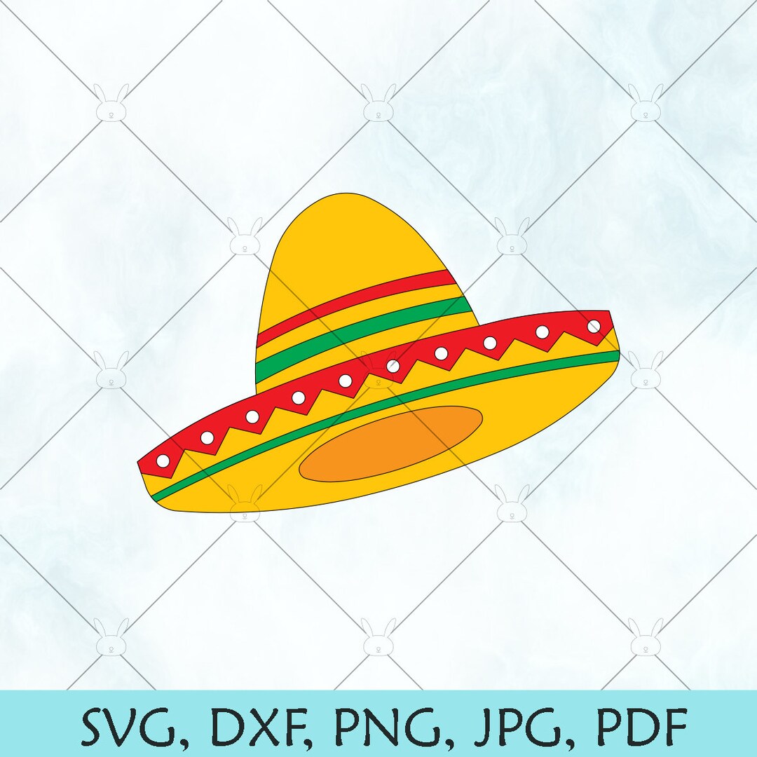 Sombrero SVG / Cinco De Mayo SVG / Mexican Hat SVG / Sombrero Vector ...