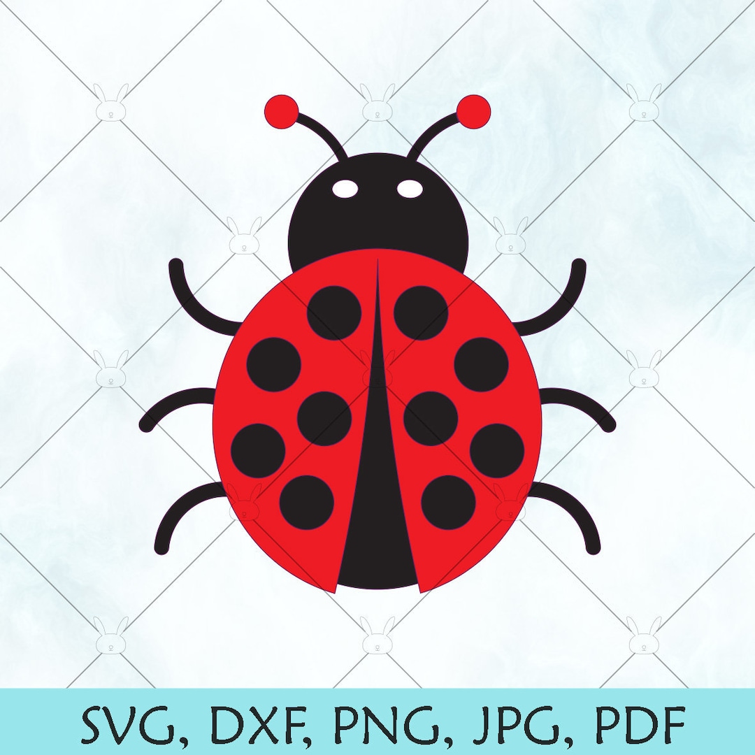 Ladybug SVG / Lady Bug SVG / Ladybug Silhouette / Cute Ladybug Vector ...