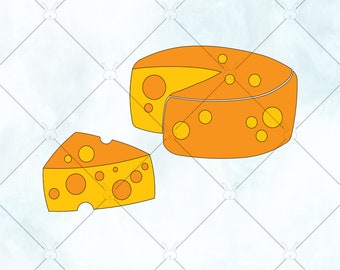 Cheese SVG Bundle Cheese SVG Cheese Clipart Cheese Cut - Etsy