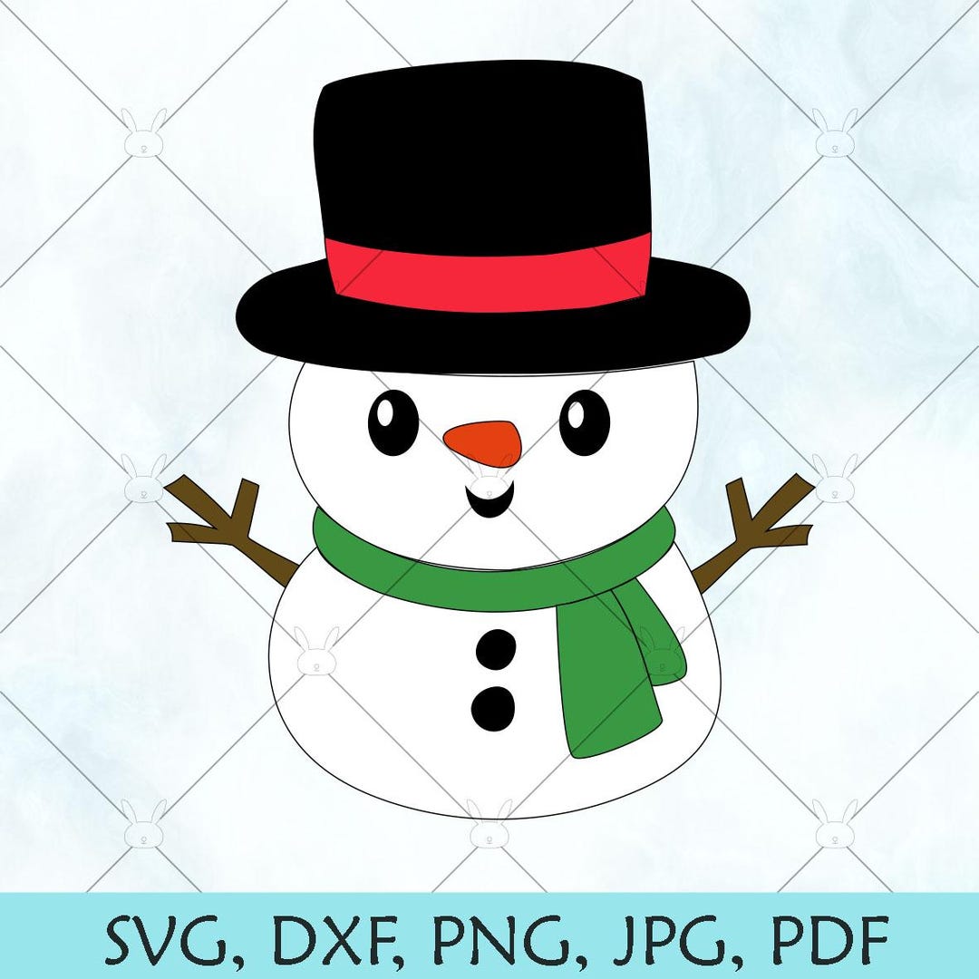 Snowman Winter SVG / Snow Man SVG / Winter SVG / Snowman for Cricut ...