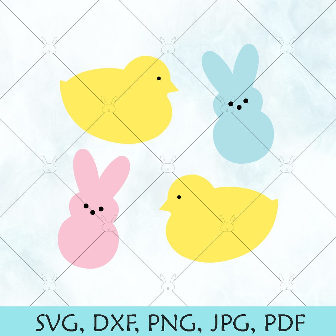 Easter Candy SVG / Bunny Chicken SVG / Easter SVG / Chick Rabbit ...