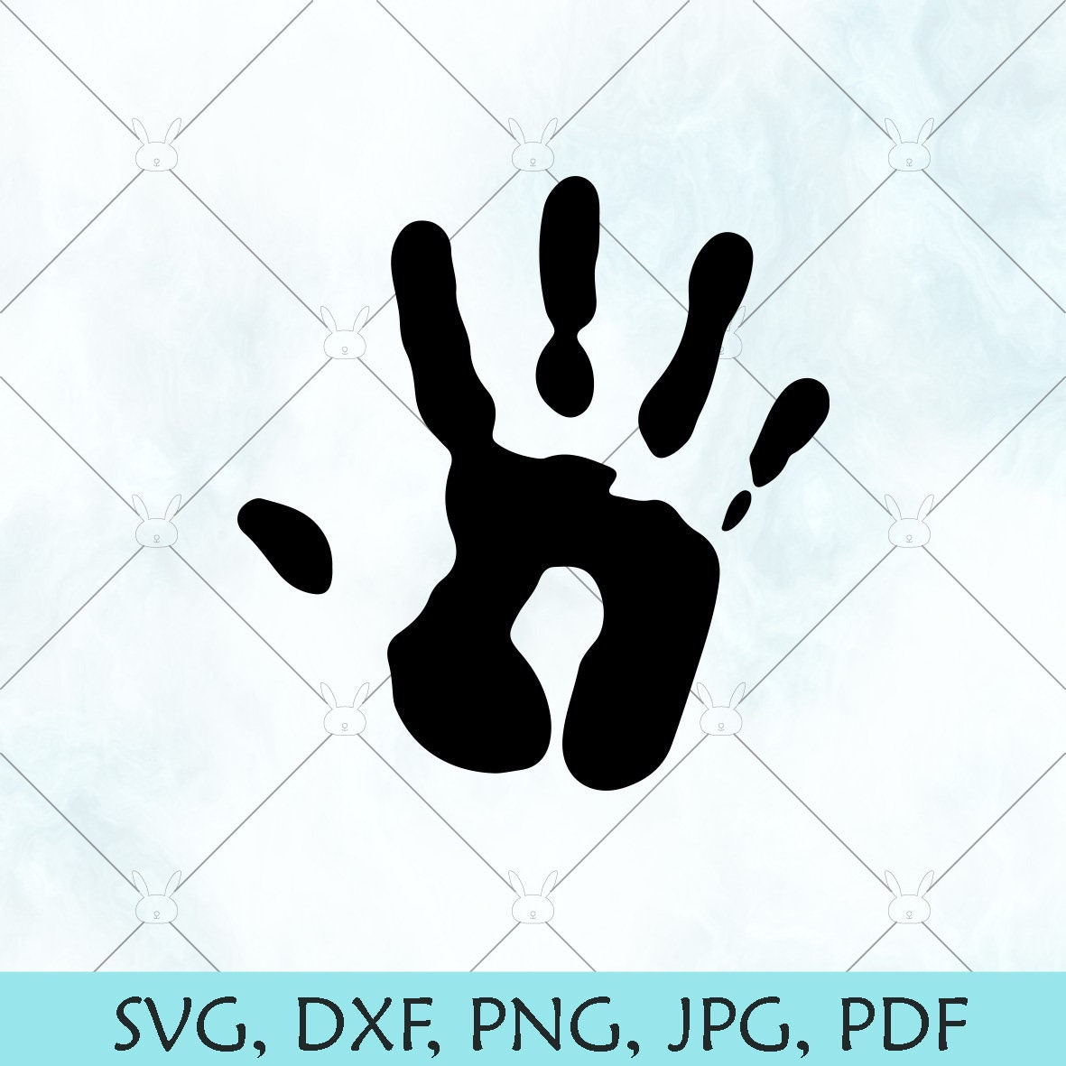 Handprint Vector Free Download