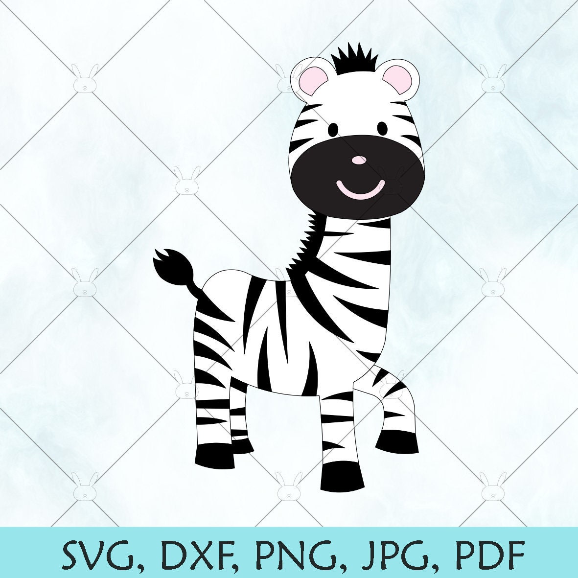 Baby Zebra SVG / Zebra SVG / Baby Zebra Silhouette / Zebra Vector ...