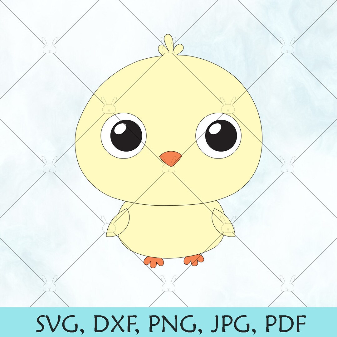 Baby Chick SVG / Chicken SVG / Baby Chick Silhouette / Chick Vector ...