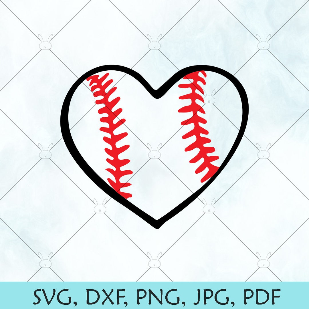 Baseball Love SVG / Baseball SVG / Baseball Heart SVG /I Love Baseball ...