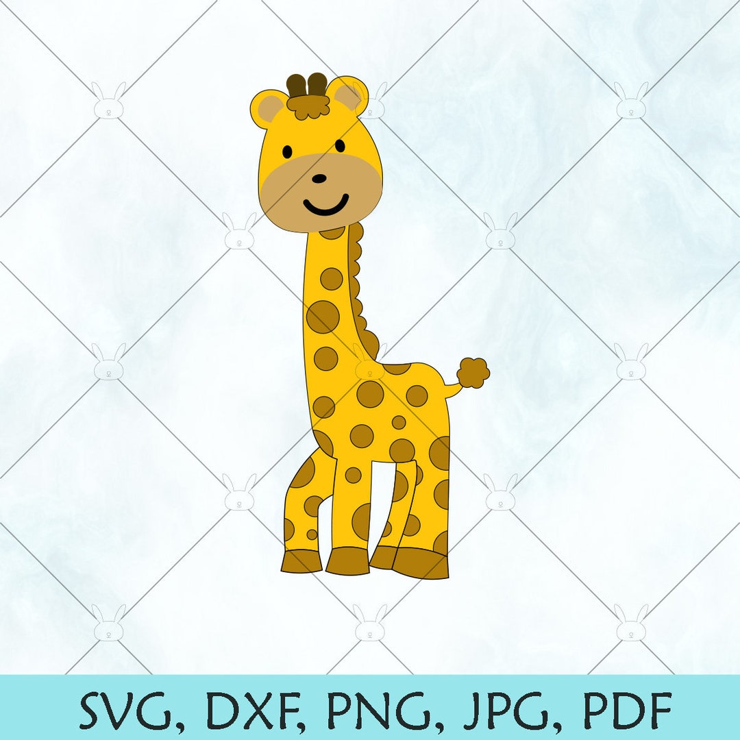 Giraffe SVG / Baby Giraffe Silhouette / Giraffe Vector / Baby Giraffe ...