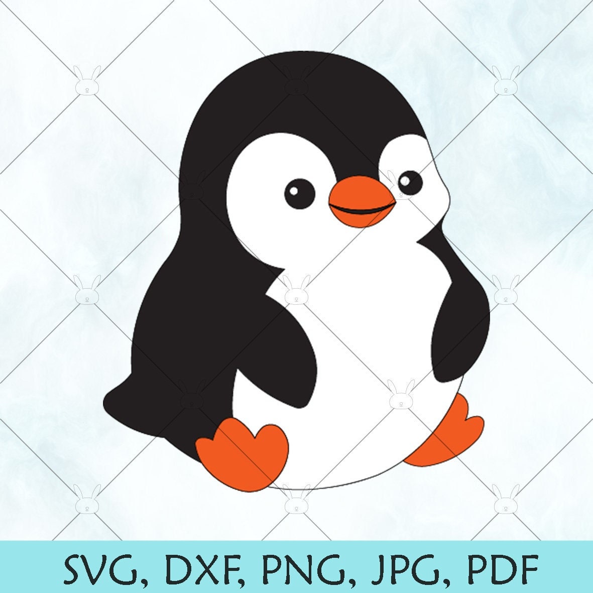 Penguin SVG / Baby Penguin SVG / Penguin Silhouette / Penguin Vector ...