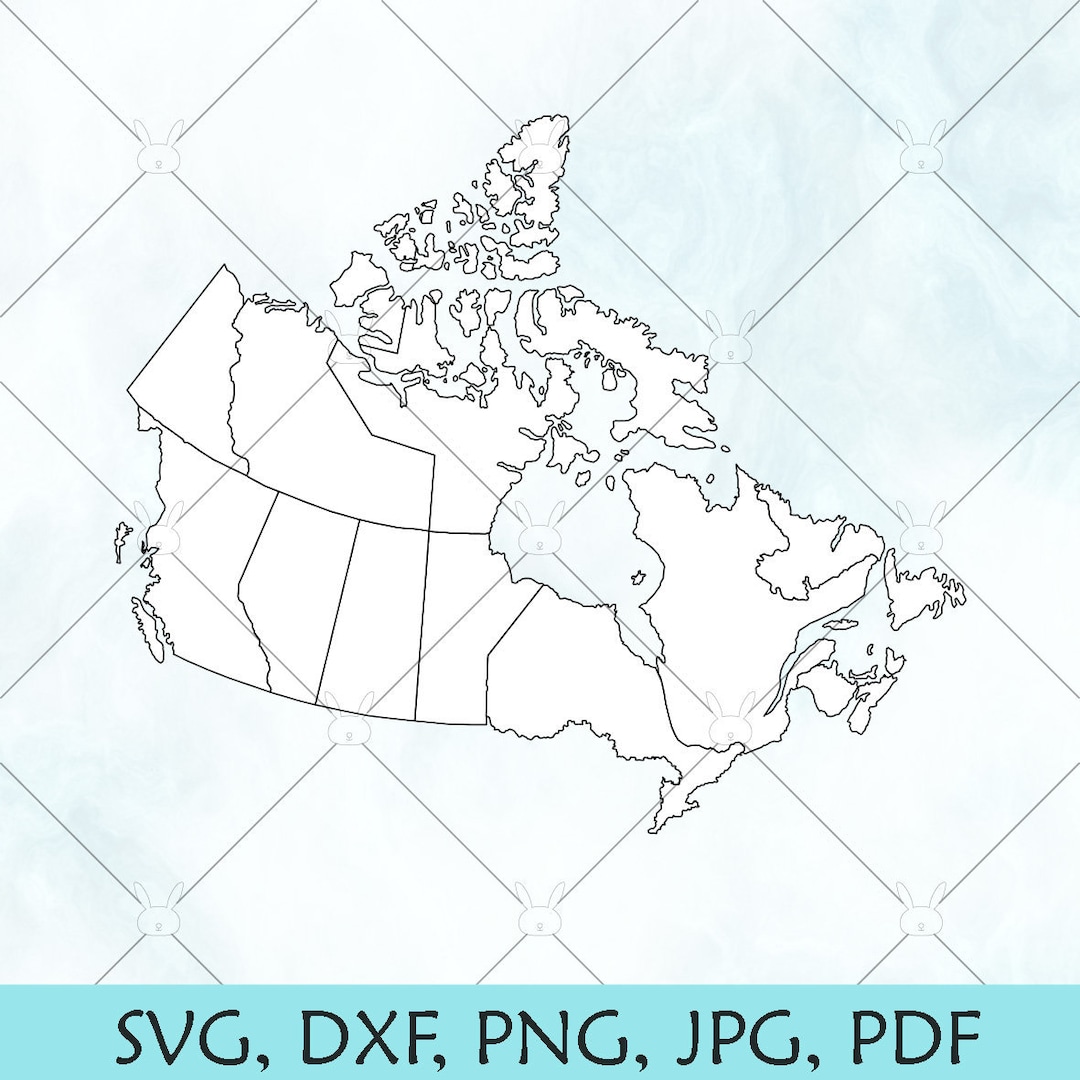 Canada Map SVG / Canada SVG / Canadian Provinces Map Vector / Oh Canada ...