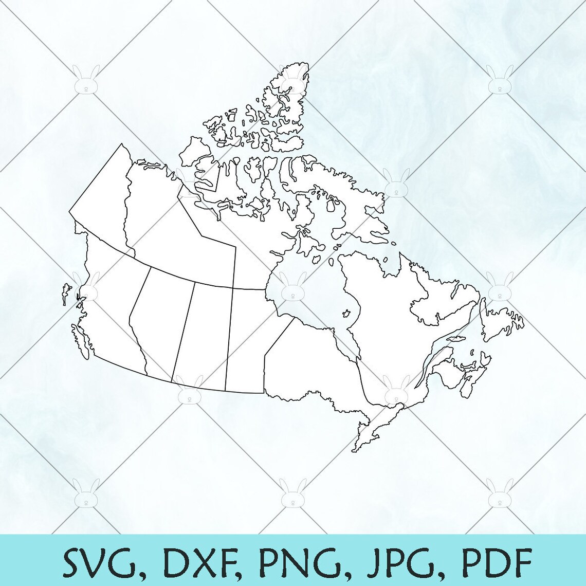 Canada Map SVG / Canada SVG / Canadian Provinces Map Vector / Oh Canada ...