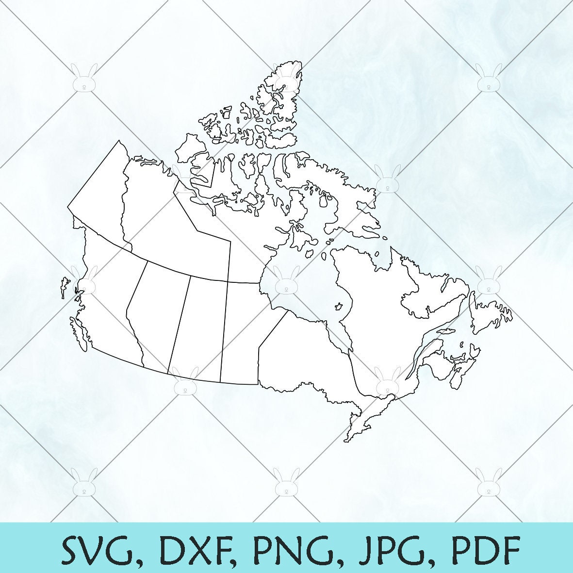Canada Map SVG / Canada SVG / Canadian Provinces Map Vector / Oh Canada ...