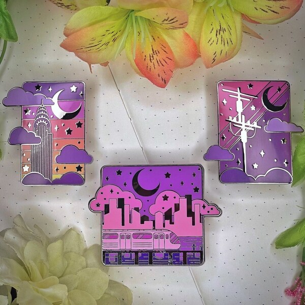 Pastel Enamel Pin - Etsy